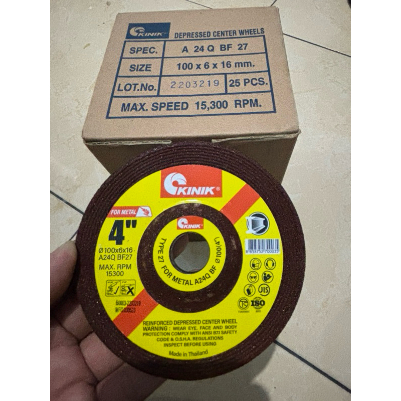 Jual Batu gerinda kinik poles tebal 4inch 1pcs | Shopee Indonesia