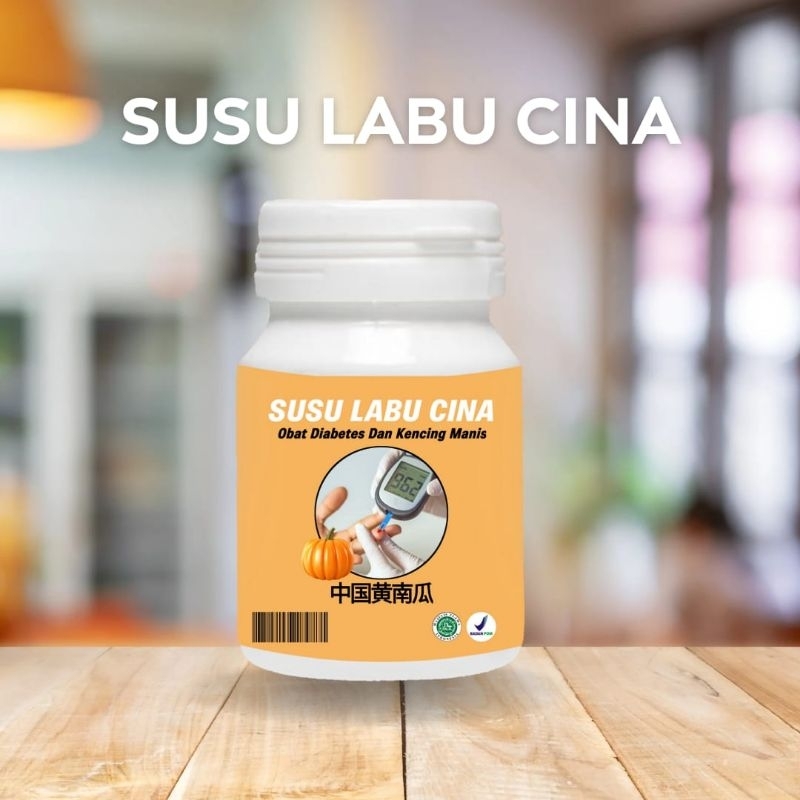 Jual KAPSUL SUSU LABU CHINA untuk diabetes hallal original (30 kapsul ...