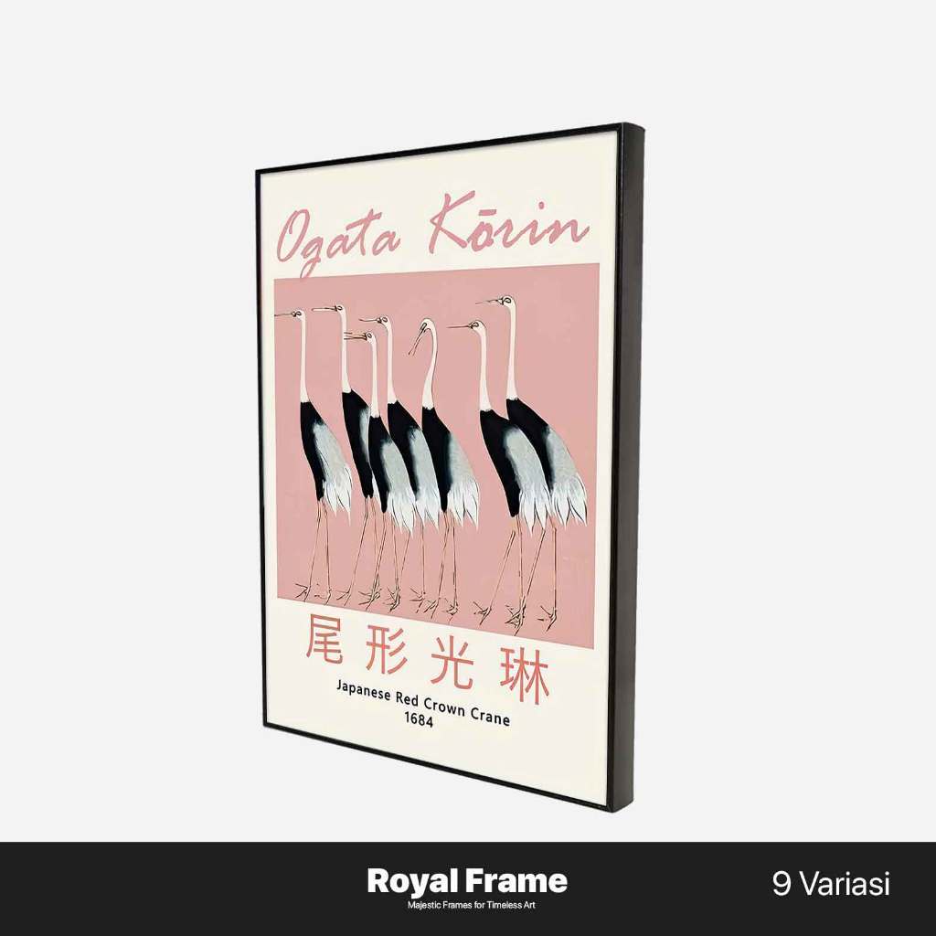 Jual Royal Frame Dekorasi Dinding Aesthetic 30x40 Flower Minimalis ...