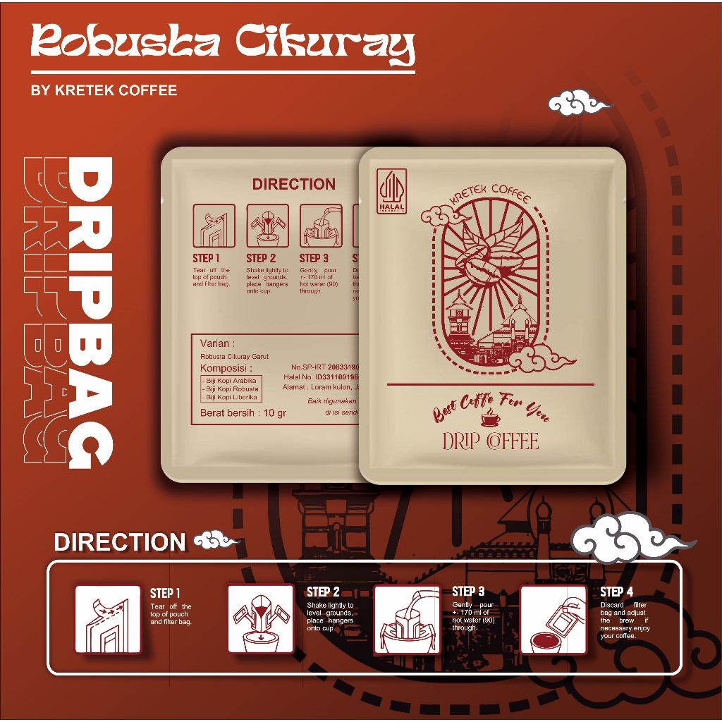 Jual Dripbag - Kopi Cikuray / Robusta Cikuray / Kopi Garut / Robusta ...