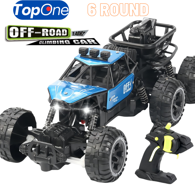Jual Mobil Remote Control Spray 6 Round Mobil Off Road Climbing Car RC Rock Crawler 2WD Alloy ...