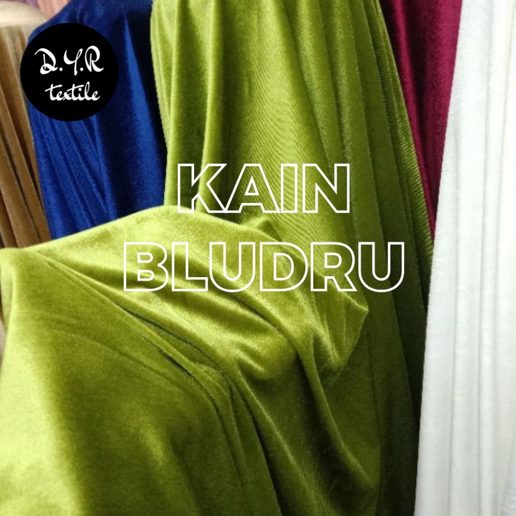 Jual DYR Textile | Kain Bludru Meteran / Bludru Strech / Bludru Velvet ...
