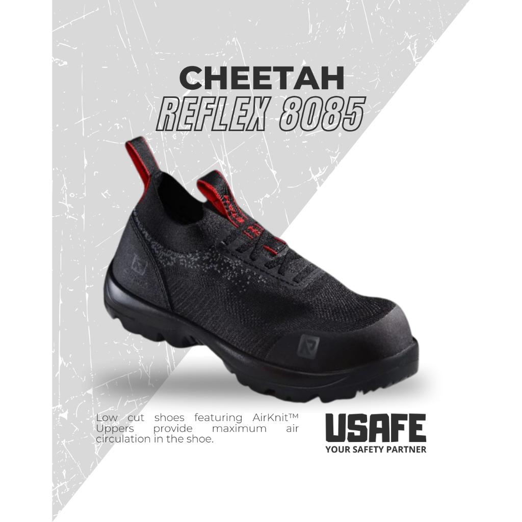 Jual ( Bonus Kacamata Cheetah ) Sepatu Safety Cheetah Reflex 8085 Jet ...