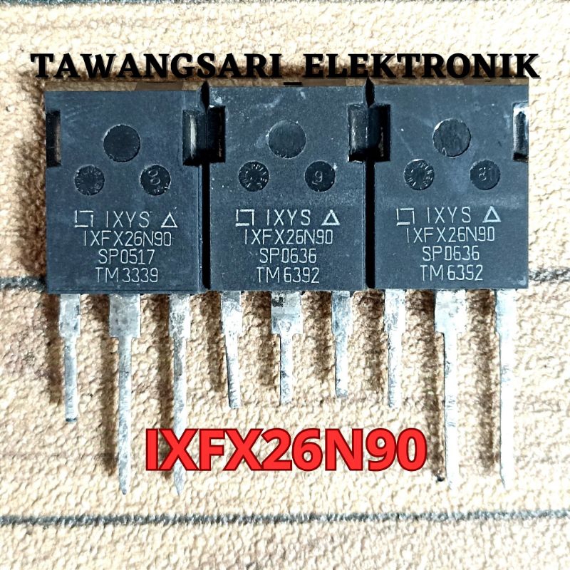 Jual Mosfet IXYS IXFX26N90 Mosfet Ixfx26n90 Original Cabutan (26A 900V ...