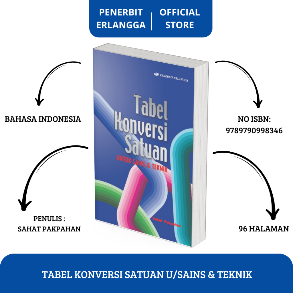 Jual [Erlangga Official] Tabel Konversi Satuan Untuk Sains & Teknik ...
