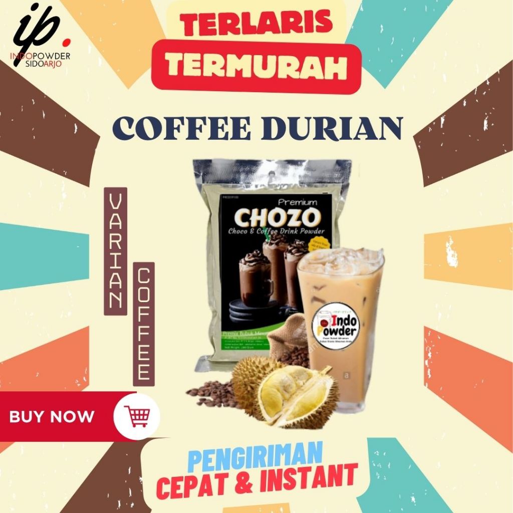 Jual Coffee Durian Powder 1 Kg / Bubuk Kopi Durian / Kopi rasa Durian ...