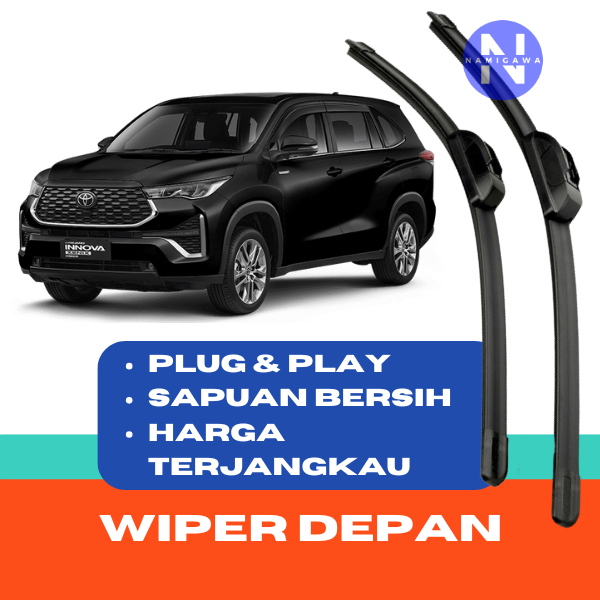 Jual WIPER INNOVA ZENIX 2022 2023 2024 WIPER FRAMELESS 1 SET DEPAN ...