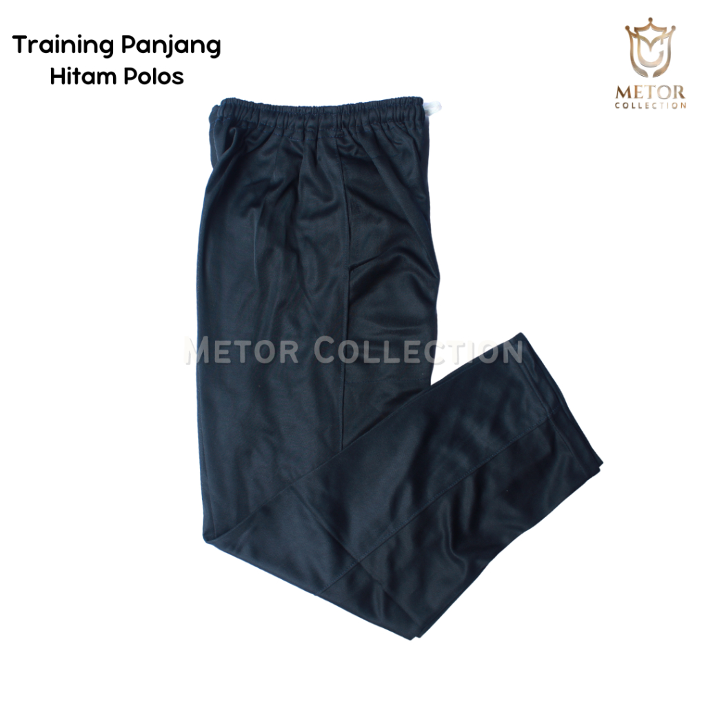 Jual Training Panjang Hitam Polos Training Polos Hitam Training ...