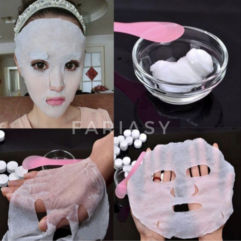 Jual Masker Wajah DIY Compressed Paper Mask / Tablet Sheet Mask Satuan ...