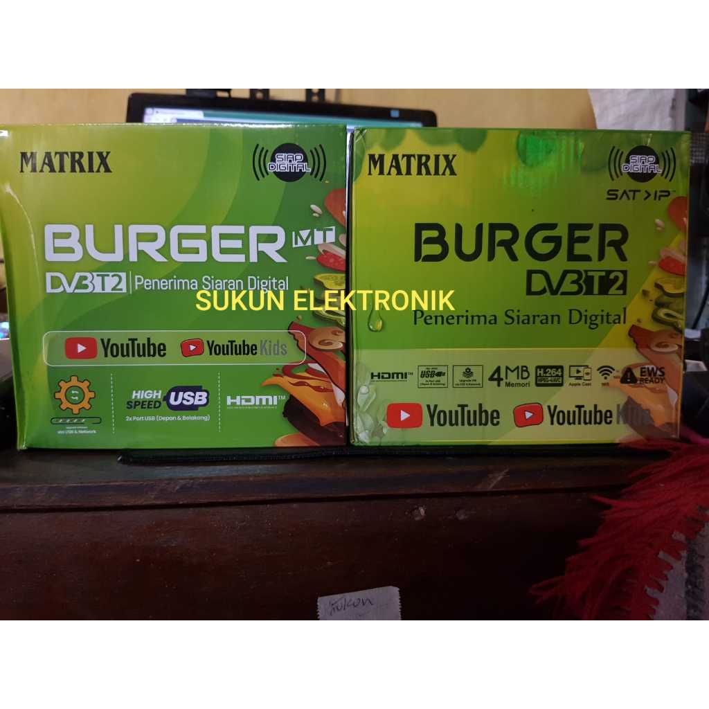 Jual STB Set Top Box MATRIX BURGER MT DAN GX | Shopee Indonesia