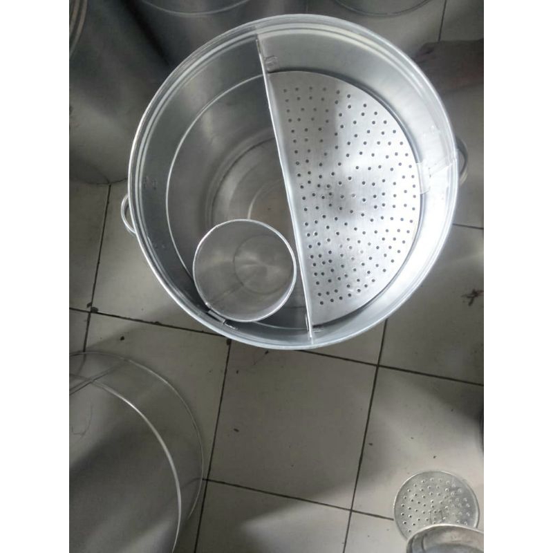 Jual Dandang Bakso Panci Bakso Malang Aluminium Tebal Uk.25, 26, 30, 32 ...