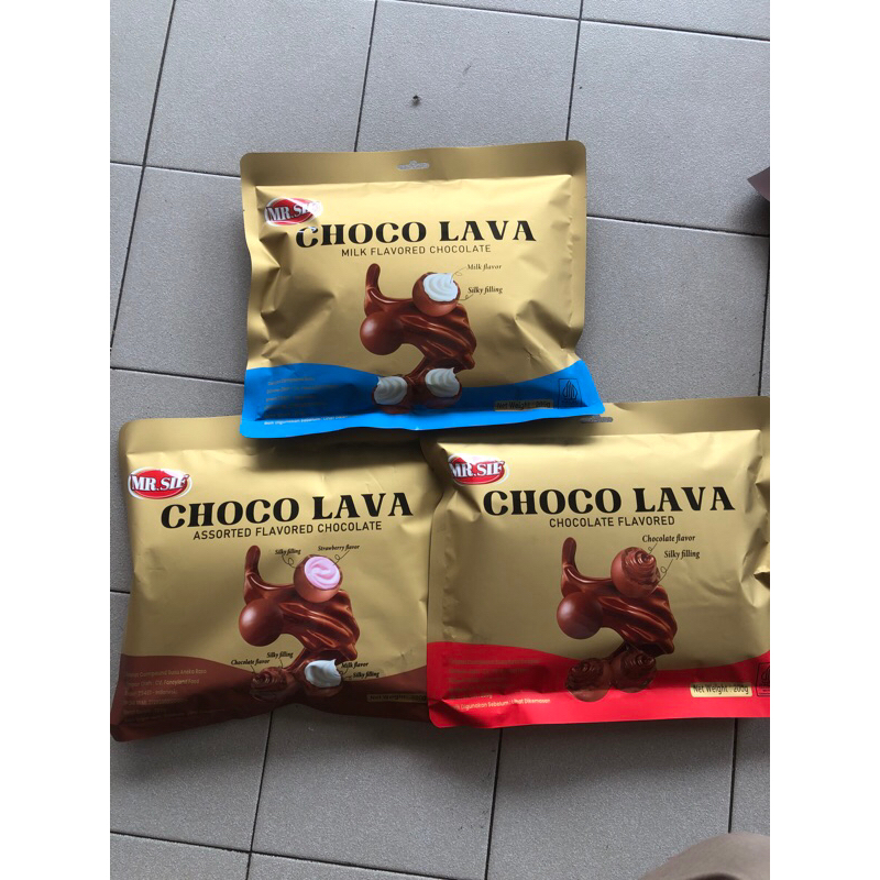 Jual Mr. Sif Choco Lava Chocolate / Milk / Asorted 200g | Shopee Indonesia