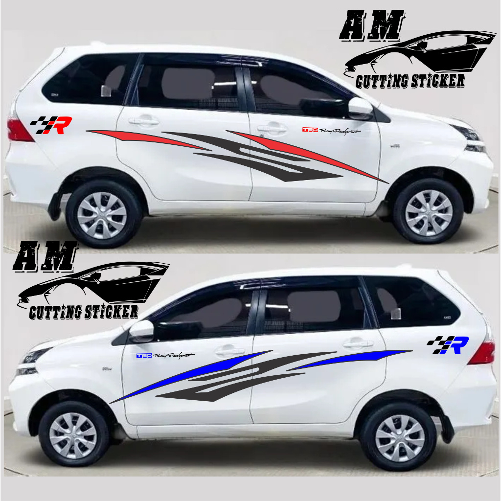 Jual Stiker Mobil Avanza Xenia Ertiga Sigra Ayla Agya Terios Stiker ...
