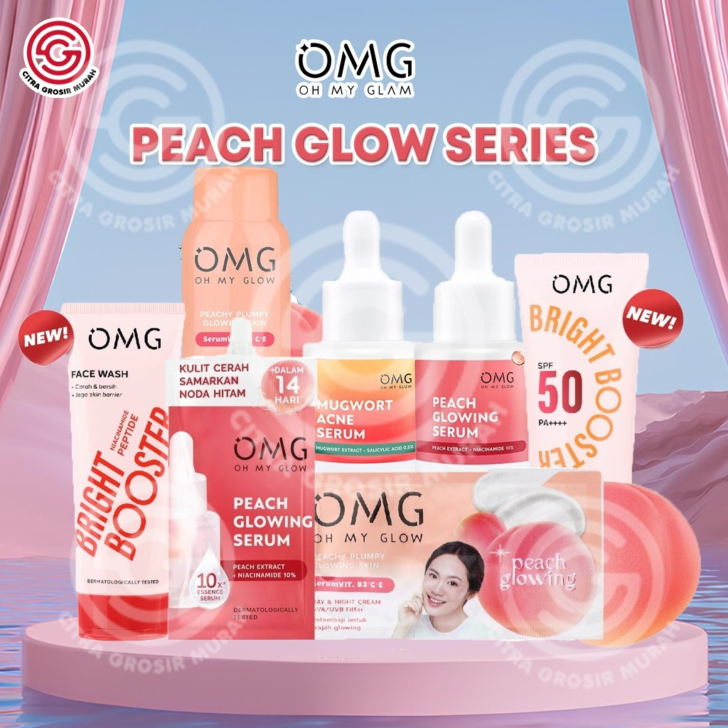 Jual OMG Oh My Glow Peach Glowing Series || Face Toner || Bright ...