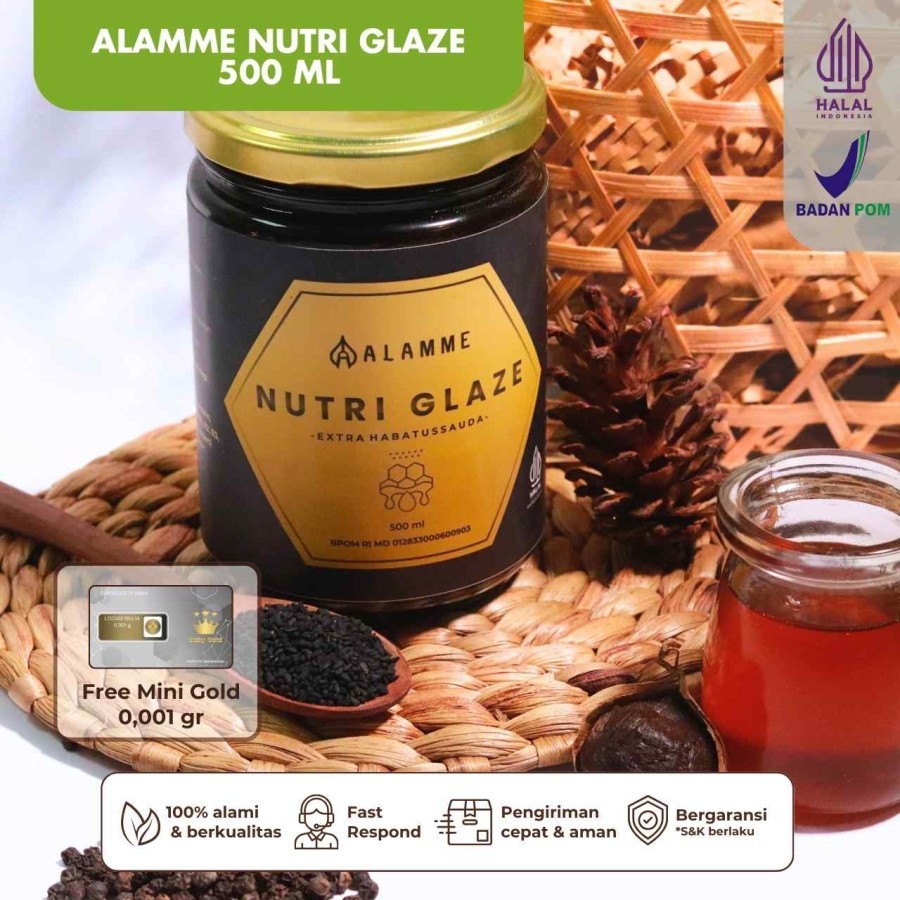Jual Alamme - Nutri Glaze 500ml Suplemen Herbal Alami Ekstra ...
