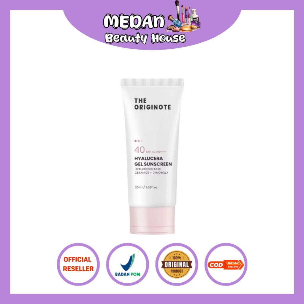 Jual Review The Originote Hyalucera Gel Sunscreen SPF 40 PA ...
