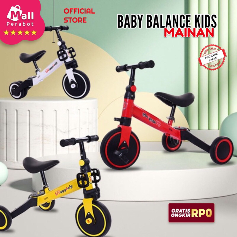 Jual Mall Perabot | Balance Bike 3 Roda Sepeda Anak 2in1 Kereta ...