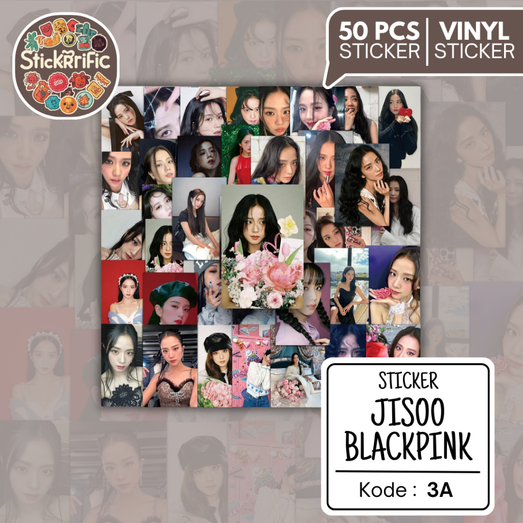 Jual Sticker BLACKPINK Jisoo Isi 50pcs - Stiker K-Pop Premium untuk ...