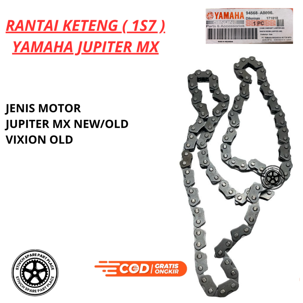 Jual RANTAI KETENG YAMAHA JUPITER MX NEW/OLD / VIXION OLD / RANTAI KETENG SET JUPITER MX OLD/NEW ...
