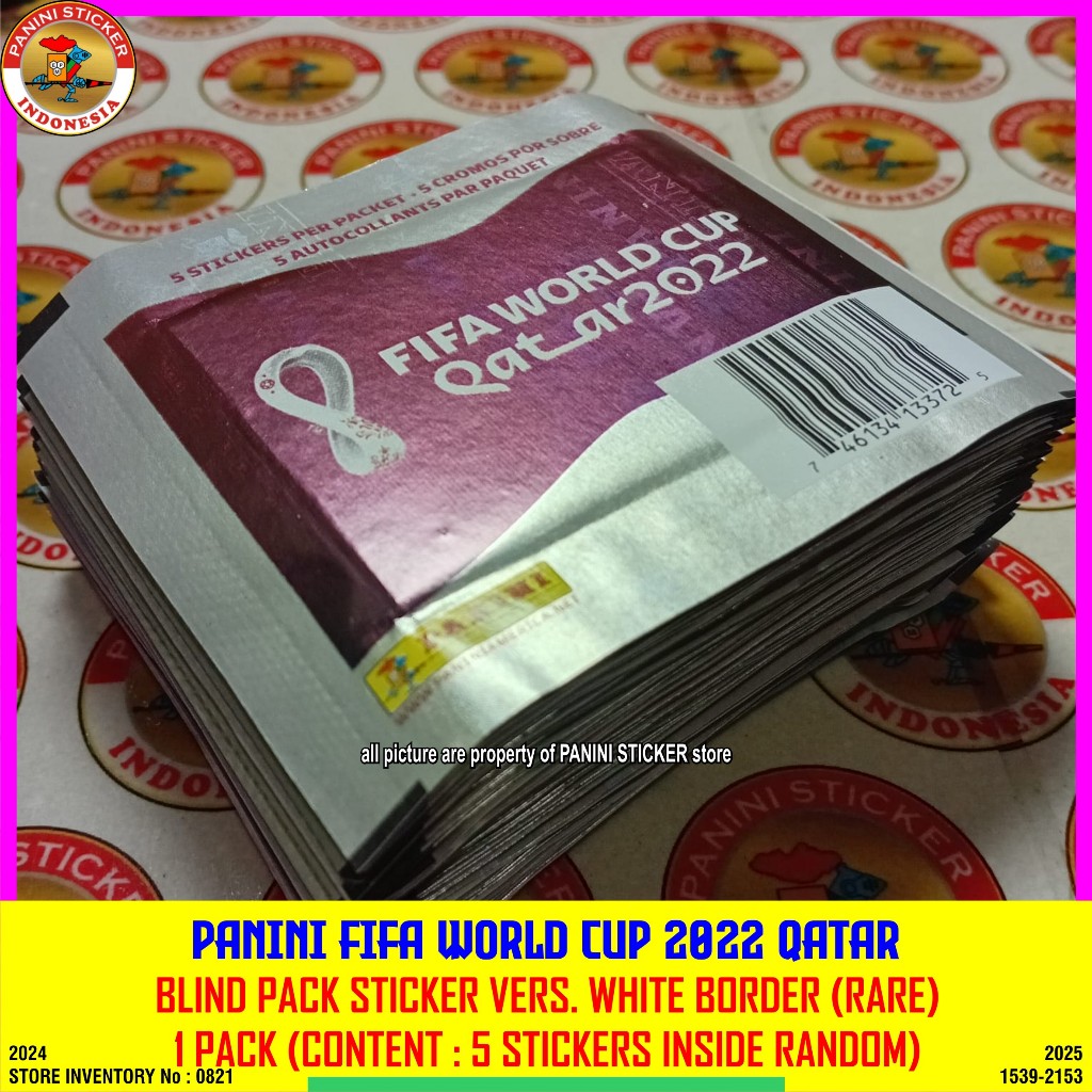 Jual PANINI STICKER ALBUM FIFA WORLD CUP 2022 QATAR : BLIND PACK ...