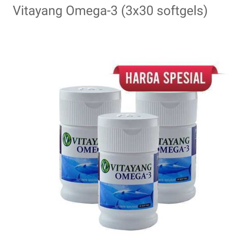 Jual Vitayang Omega - 3 (3x30 softgels) | Shopee Indonesia