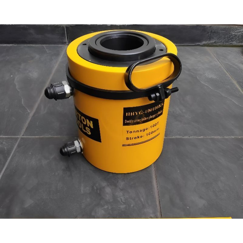 Jual Double 100T 100mm Hollow Plunger Stroke Hydraulic Cylinder BARTON | Shopee Indonesia