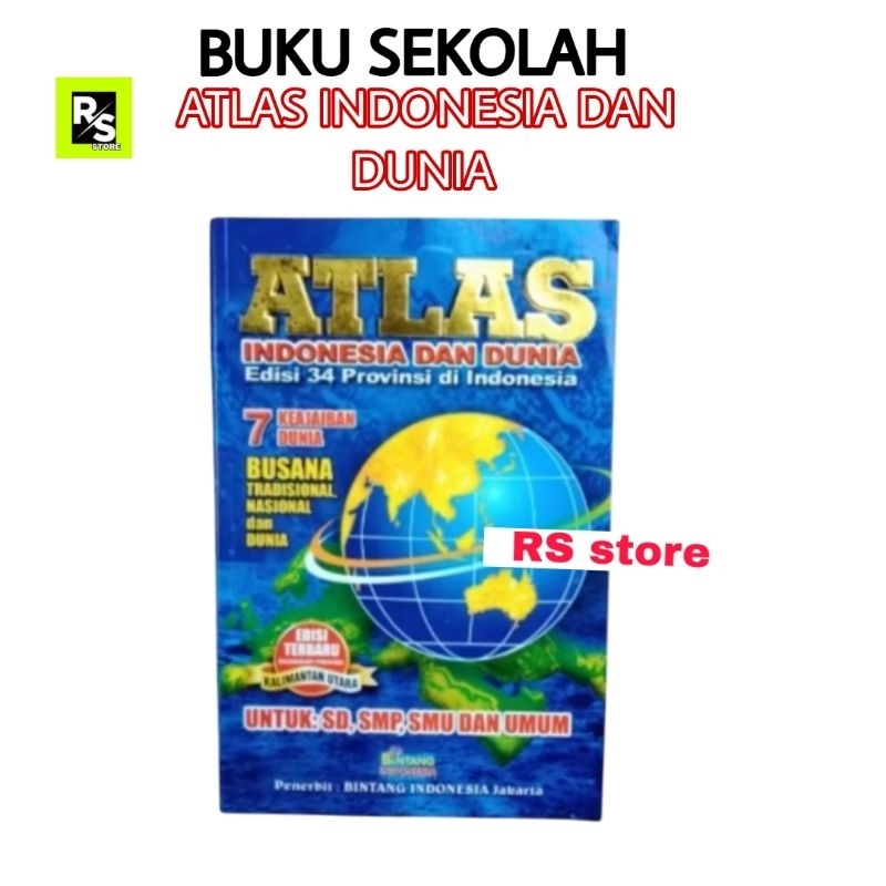 Jual Buku Atlas Indonesia Dan Dunia Buku Sekolah | Shopee Indonesia