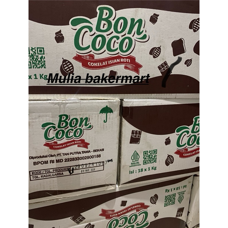 Jual NG SELAI COKLAT BON COCO (1 DUS ) isi 18 pak x 1 kg 1 KARTON ...