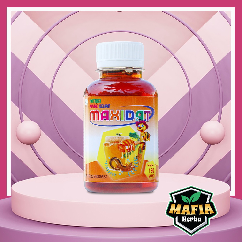 Jual OBAT DEMAM ANAK MADU MAXIDAT 180GR Vitamin Dha Anak Suplemen Otak Dan Daya Ingat Batuk ...