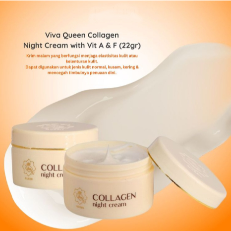 Jual Krim malam Viva Collagen Night Cream 22G | Shopee Indonesia