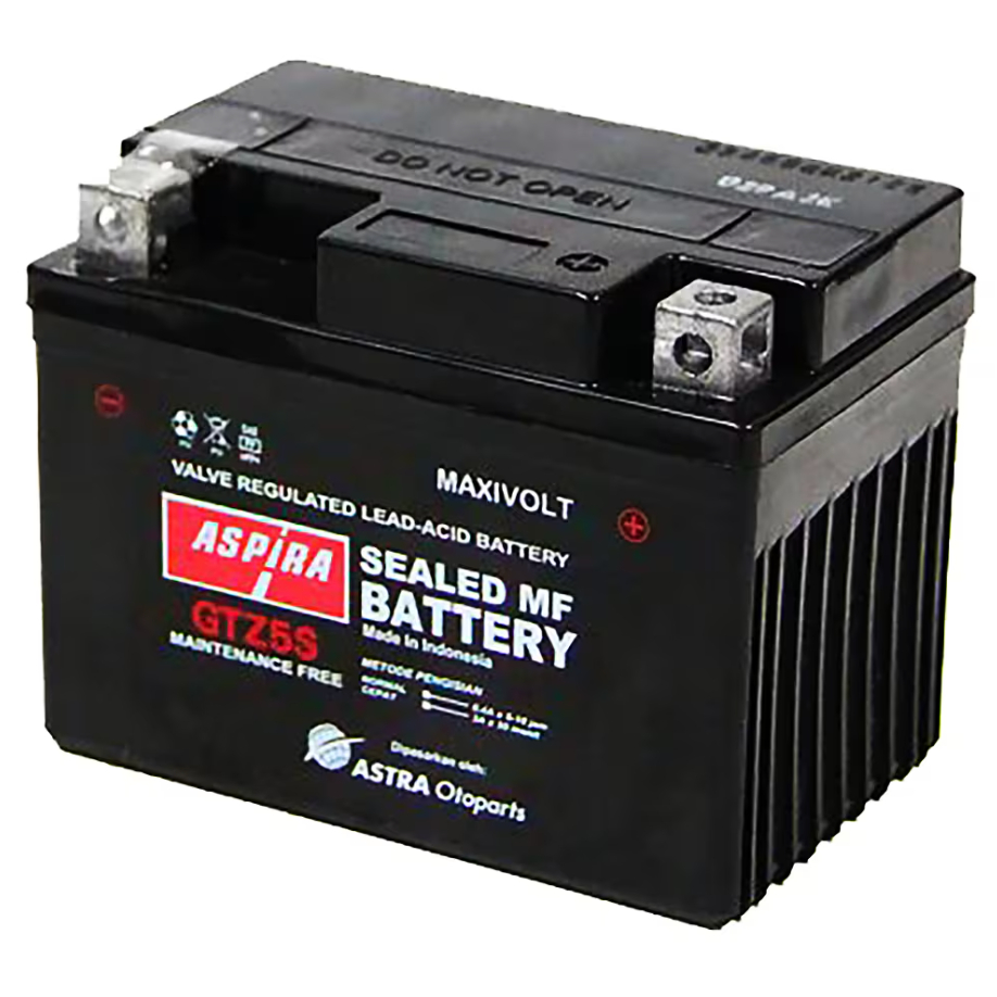 Jual Aki Accu Battery GTZ5S ASPIRA (Kecil) | Shopee Indonesia