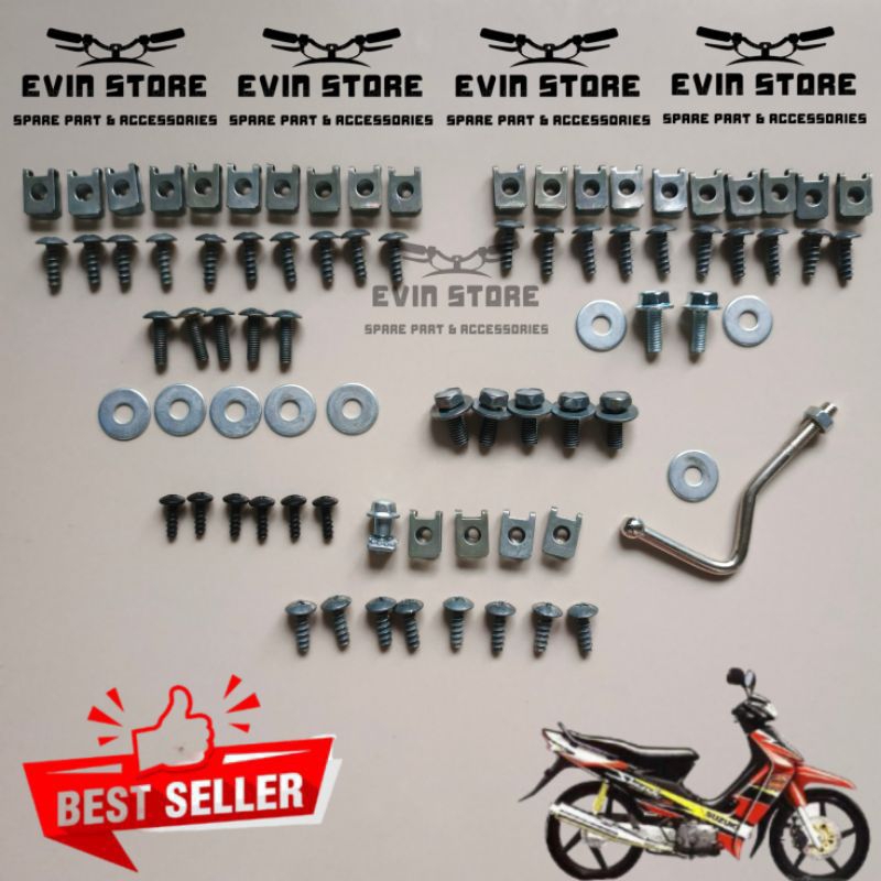 Jual baut smash 110 lama full body / baut full body Suzuki smash lama ...