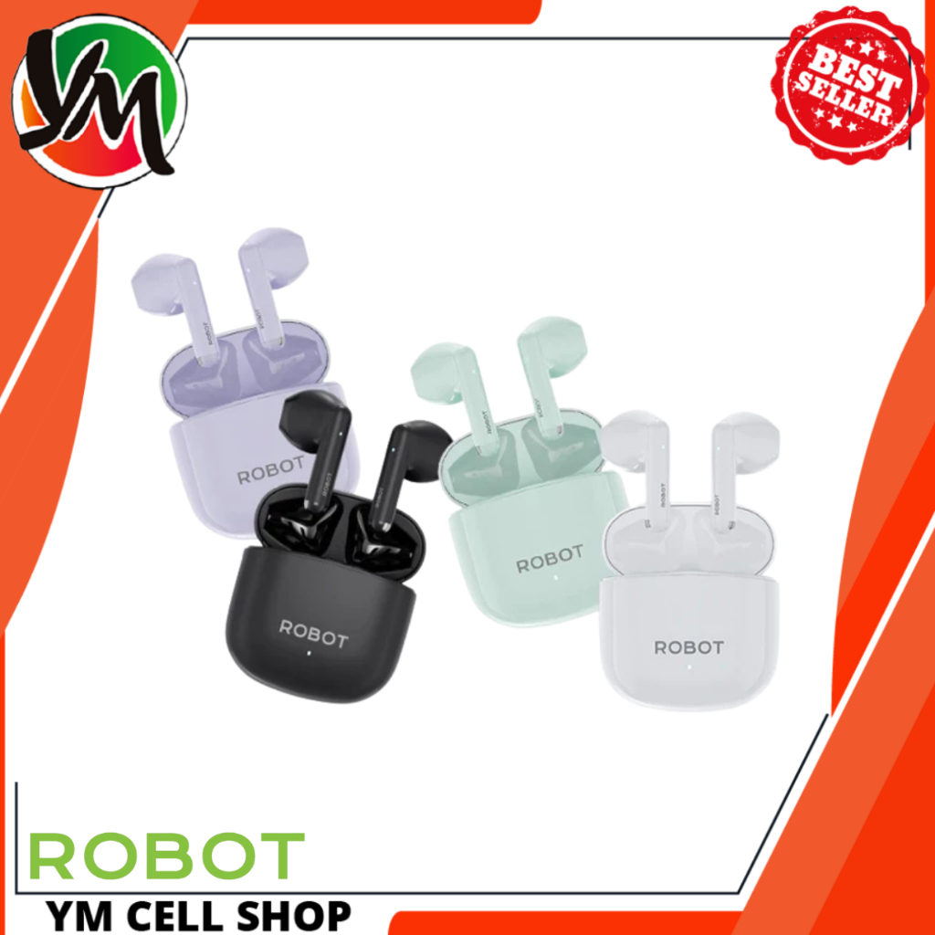 Jual Handsfree Bluetooth TWS ROBOT T60 Wireless Earphone Airbuds ...