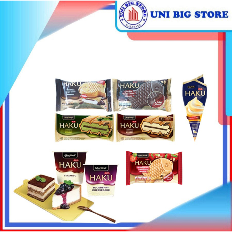 Jual Glico Wings HAKU Monaka | Double Choco | Blueberry Cheese Cake | Tiramisu Ice Cream Es Krim ...