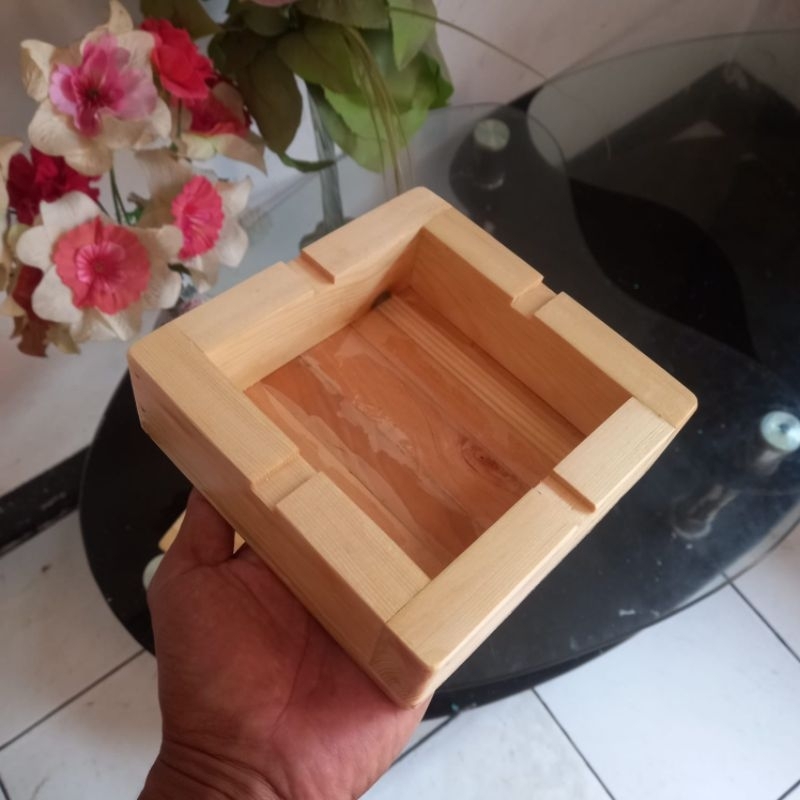 Jual Asbak Kayu Murah ukuran Besar, Asbak estetik | Shopee Indonesia