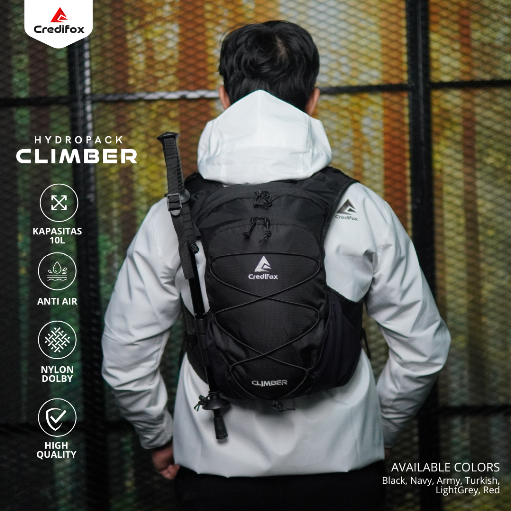 Jual CREDIFOX Tas Hydropack Trail Running Seri Climber Kapasitas 10 ...