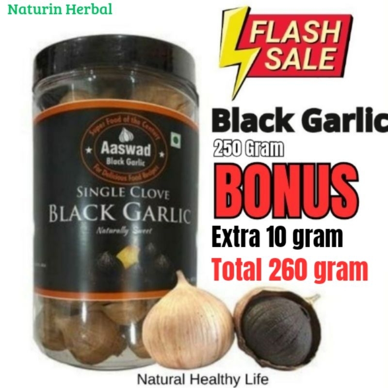 Jual Bawang Hitam Tunggal Black Garlic 250 gram l Bawang Hitam Tunggal Solo | Shopee Indonesia