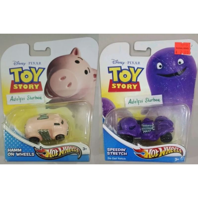 Jual hotwheels hot wheels disney pixar toy story speedin stretch hamm ...