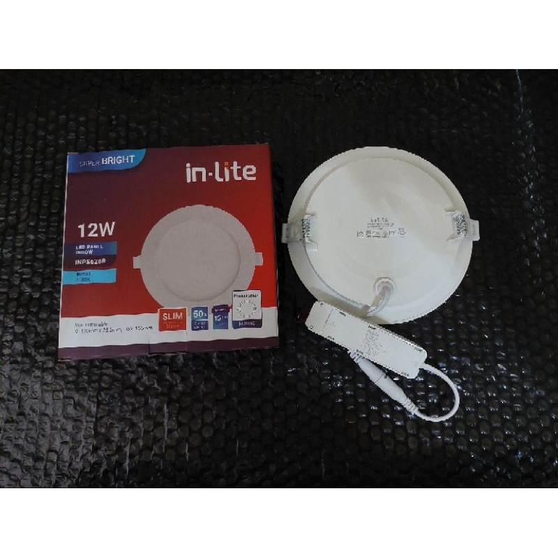 Jual LAMPU PANEL LED 12 WATT BULAT INBOW IN LITE LAMPU DOWNLIGHT LED ...