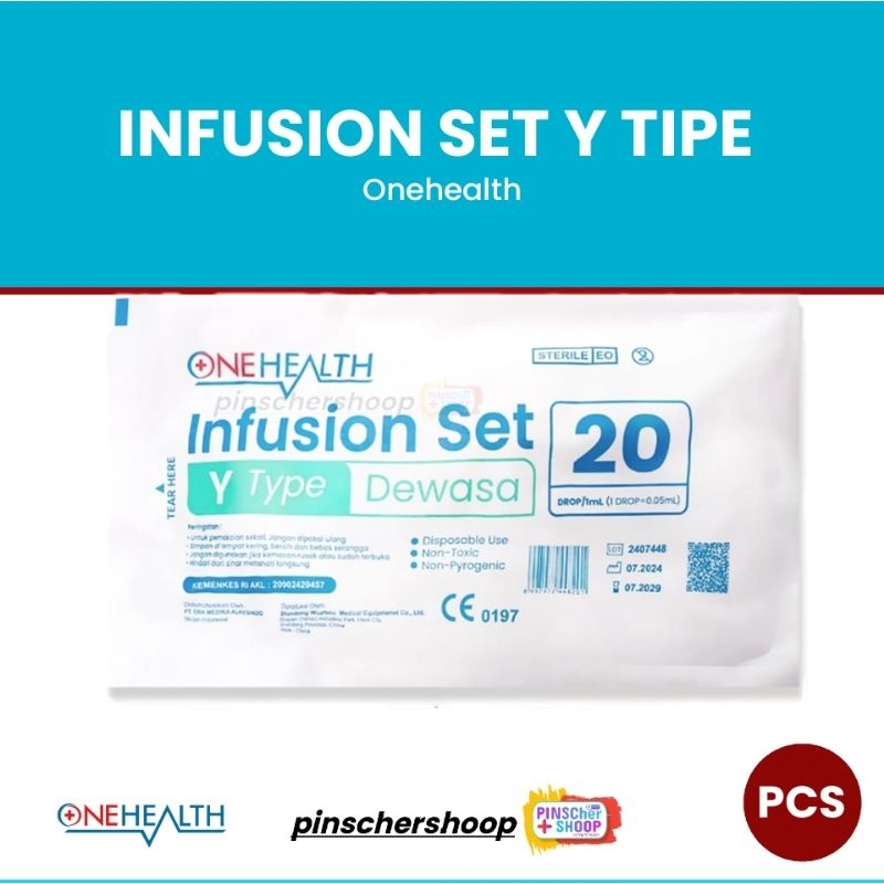 Jual Infuset Dewasa Tipe Y Onehealth Selang Infus Set / Satuan | Shopee ...