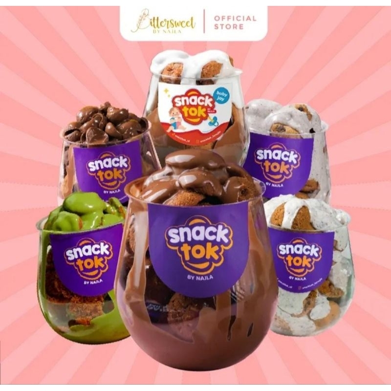 Jual SNACK TOK BY NAJLA (Satuan) || Tiramisu | Shopee Indonesia