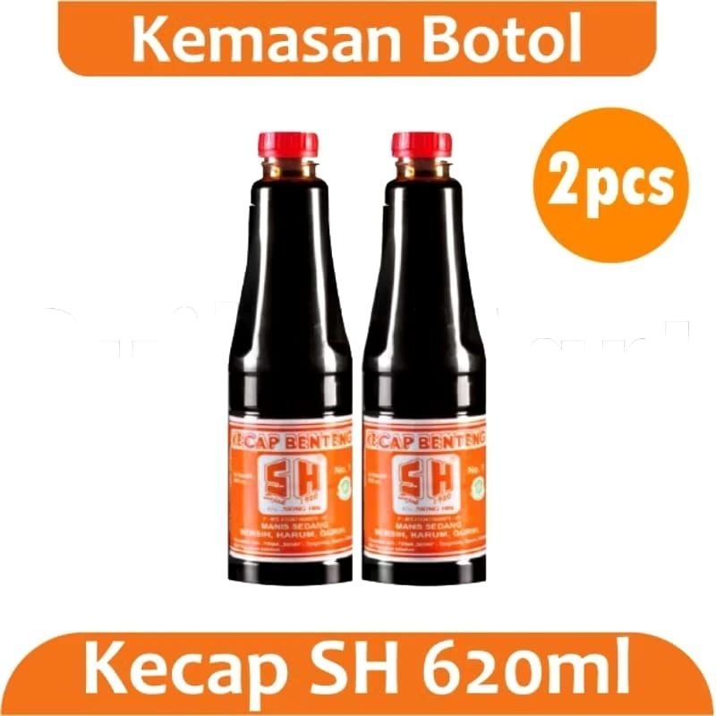 Jual 2 Pcs - SH Benteng Kecap Manis 620ml Kemasan Botol | Shopee Indonesia