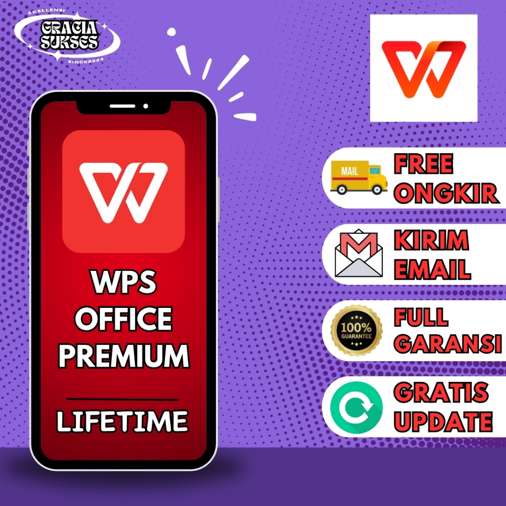 Jual WPS OFFICE PREMIUM PRO PERMANEN | FULL GARANSI | Shopee Indonesia
