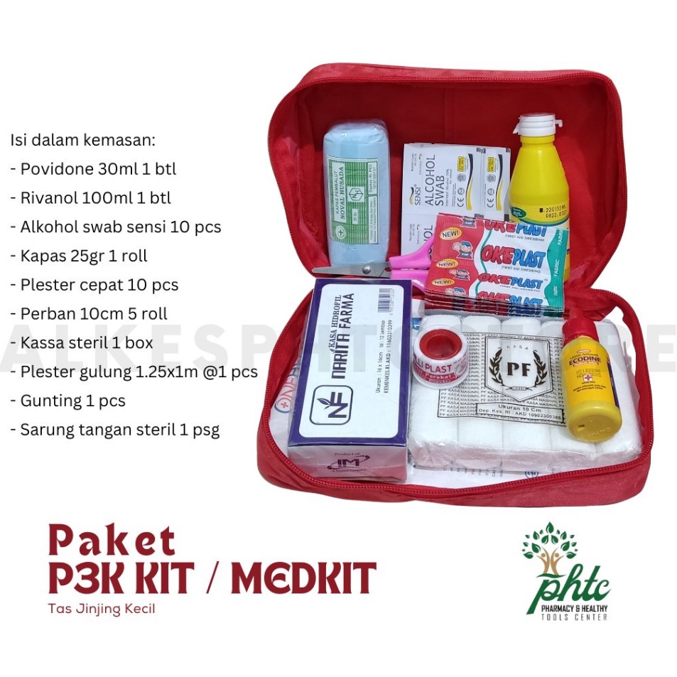 Jual Model Keren P3K Pouch First Aid Bag Kit l Medkit Travel l Paket ...
