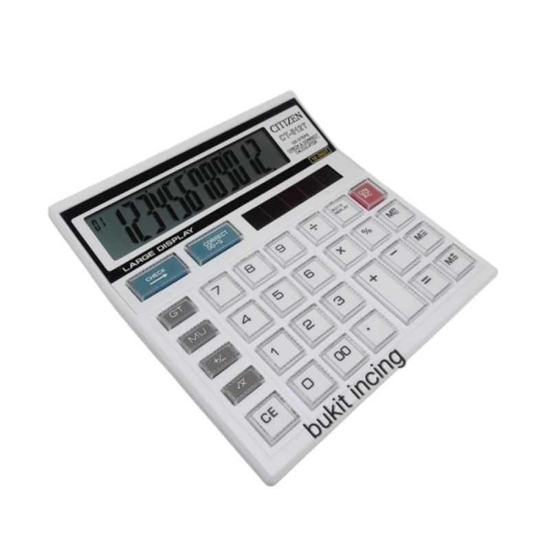Jual Kalkulator Dagang Citizen CT 512 T Warna putih Elegan / Kalkulator ...