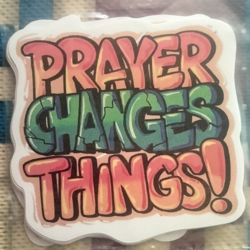 Jual stiker sticker motor prayer change things | Shopee Indonesia