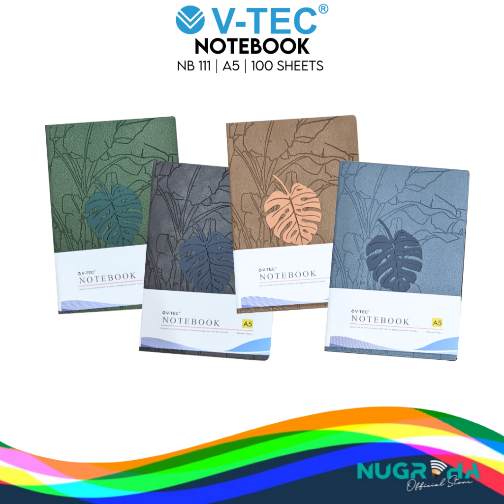 Jual V-tec NB 111 NOTEBOOK HARD COVER BUKU CATATAN BUKU TULIS SAMPUL ...