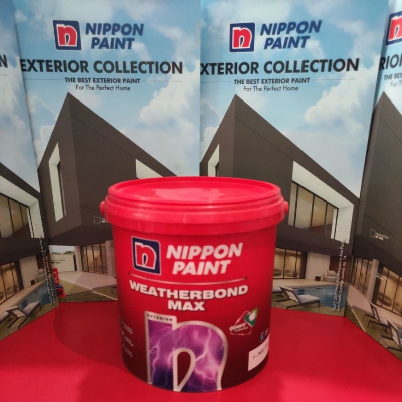 Jual cat tembok exterior weatherbond max putih | Shopee Indonesia