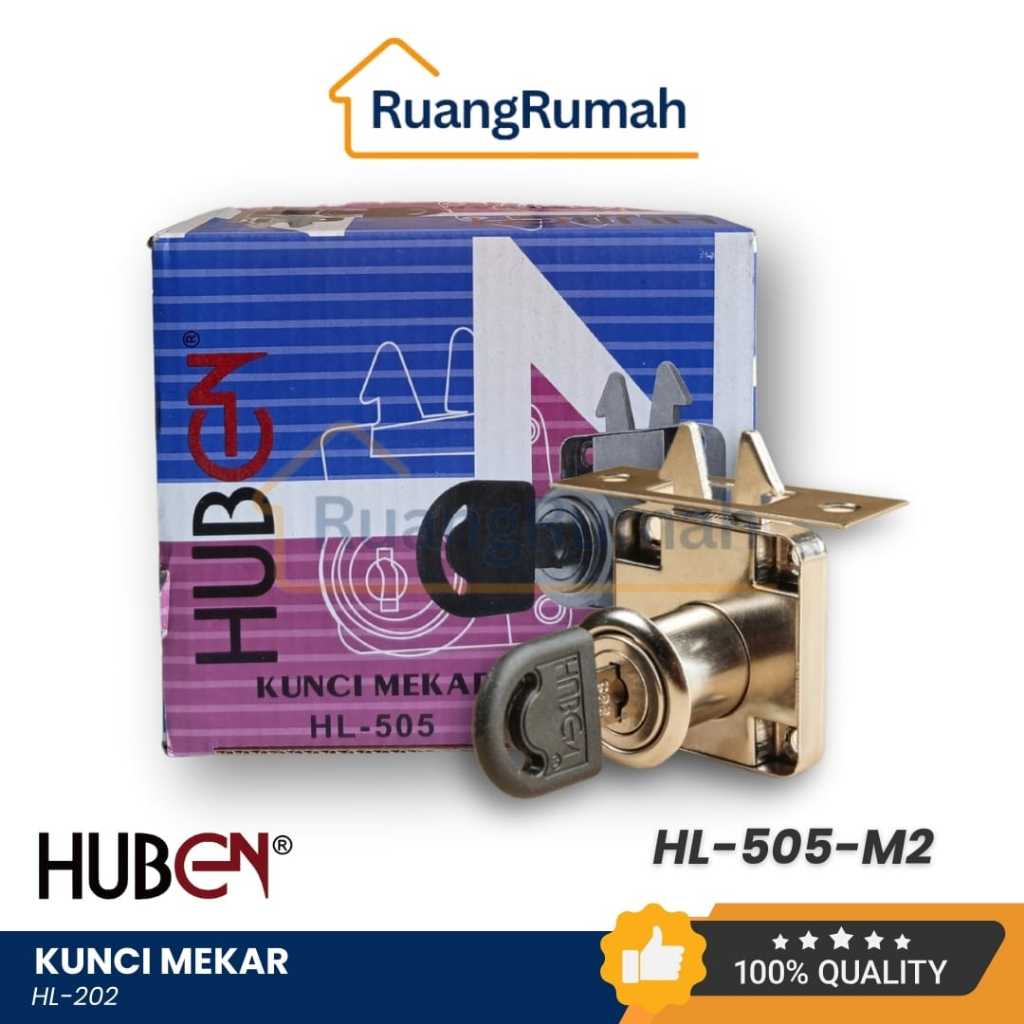 Jual Kunci Laci Lemari Meja Drawer Lock 19mm HUBEN HL-505-M2 | Shopee ...