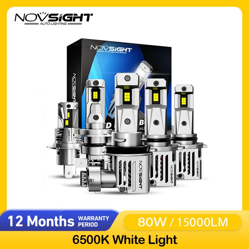 Jual Novsight N66 Car H4 LED Headlight H11 H7 9005 9006 80w 15000Lm Lampu Mobil Bohlam Lampu ...